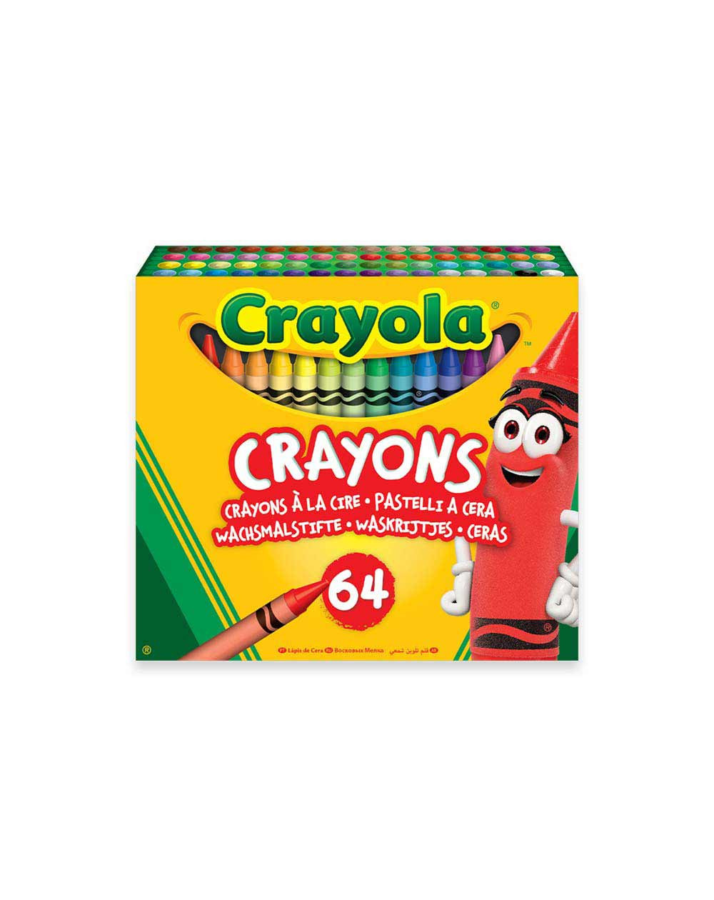 Crayons 64pc - Crayola art supplies - Agapics