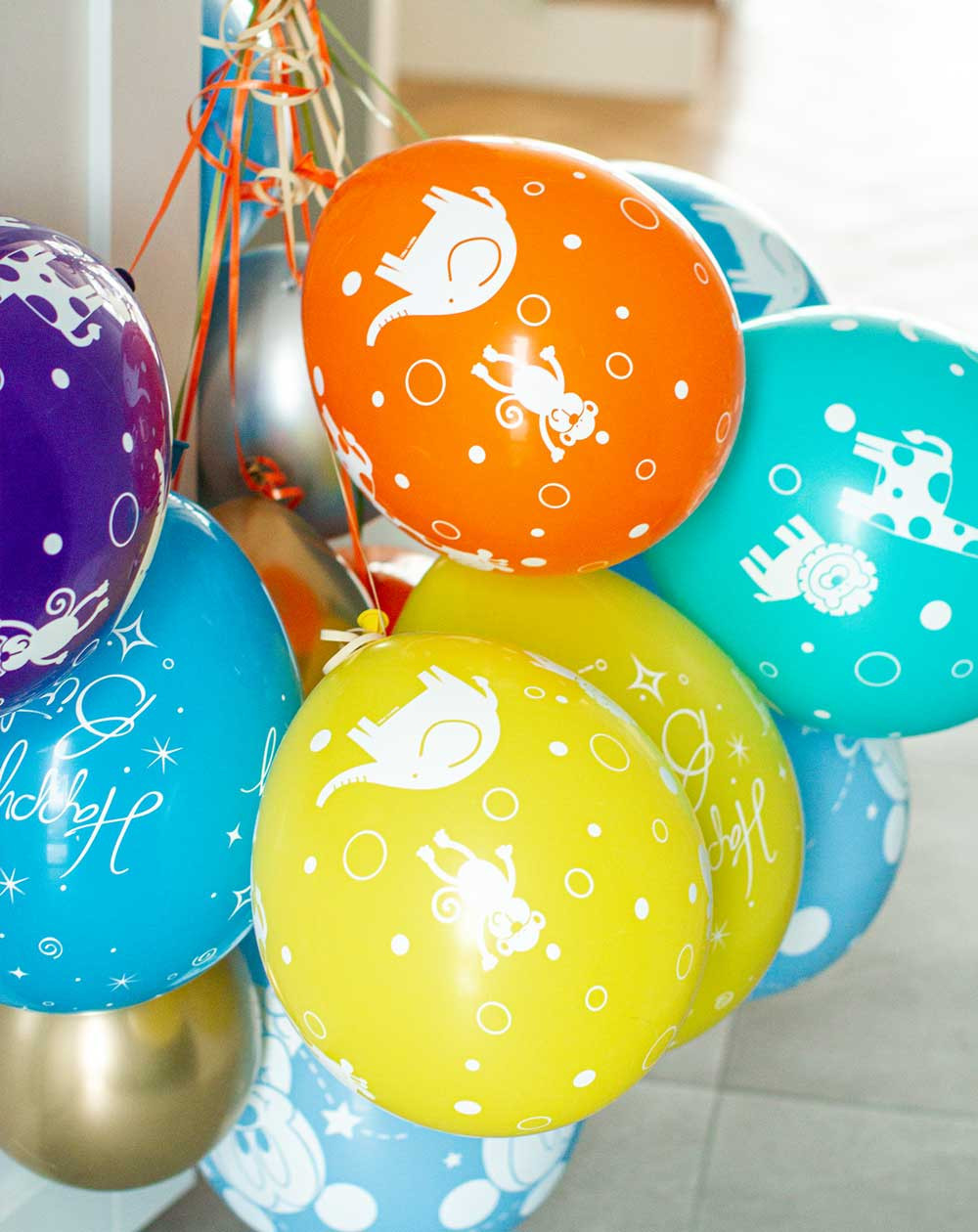 Balloons 6pc Planets in a pack - Earth-friendly balloons - Agapics